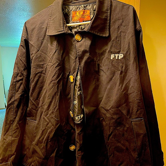 FTP | Jackets & Coats | Ftp Crucifix Trench Coat In Black | Poshmark